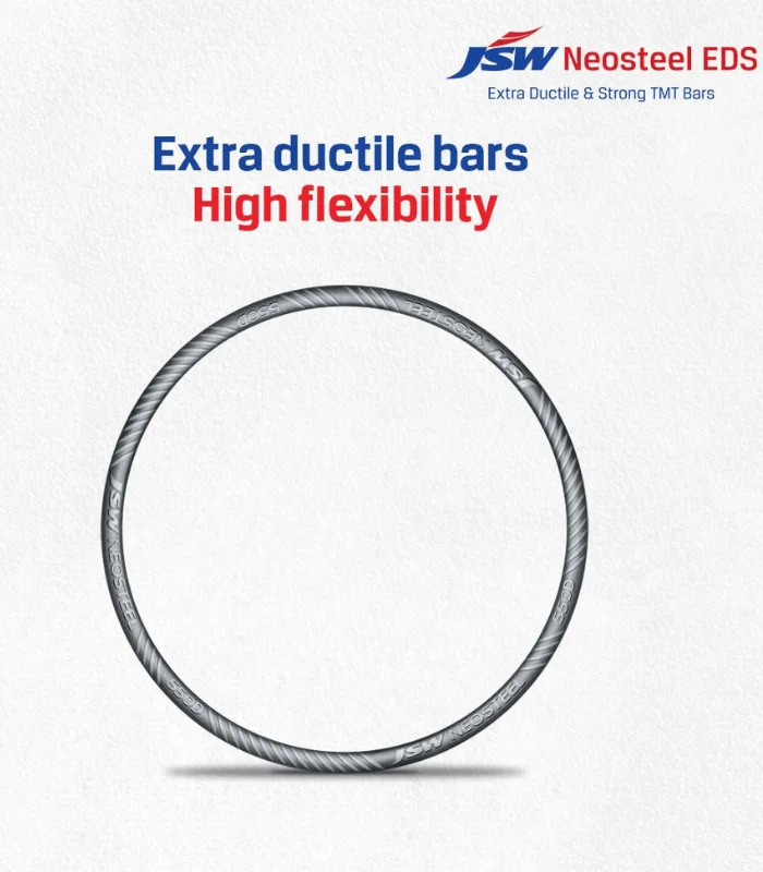 JSW Neosteel 550D 10 MM TMT Rebar - Price List Today